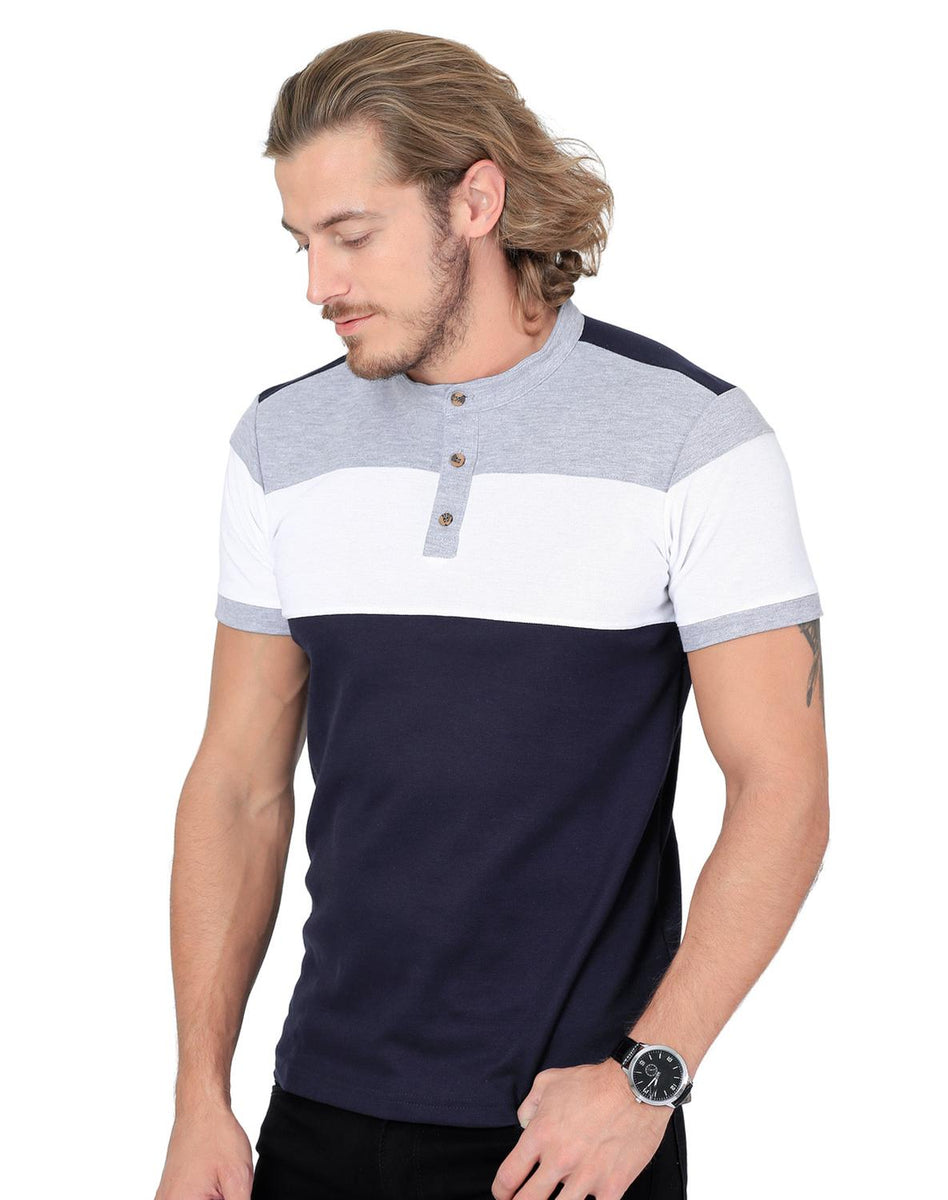 Playera Hombre Moda Polo Azul Stfashion 71603648 – SALVAJE TENTACIÓN